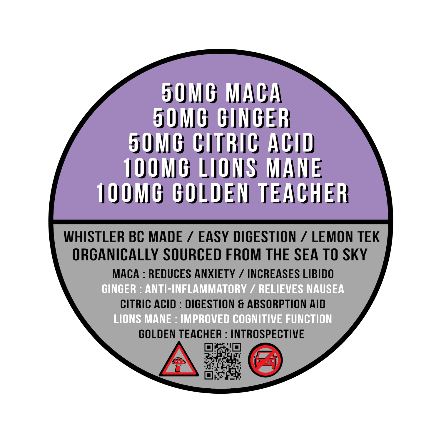 Microdose Capsules | 30 Capsules x 100mg | Mount Herbal Weed Delivery